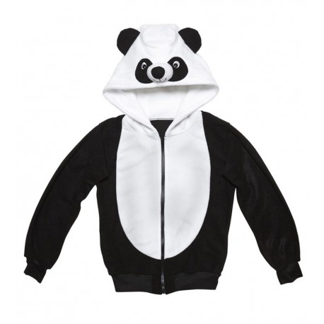 Pull à Capuche Zippé de Panda pour Adulte