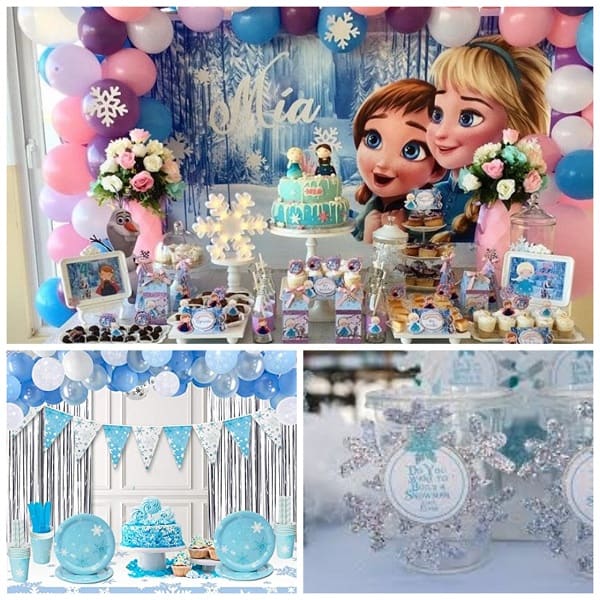 Deco Reine Des Neiges Anniversaire